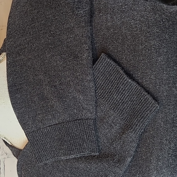 Apt. 9 | Sweaters | Nwt Apt9 Seriously Soft V Neck Dark Gray Long ...